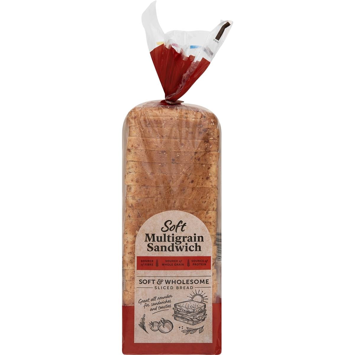 Woolworths Soft Multigrain Sandwich Bread 650g | Woolworths