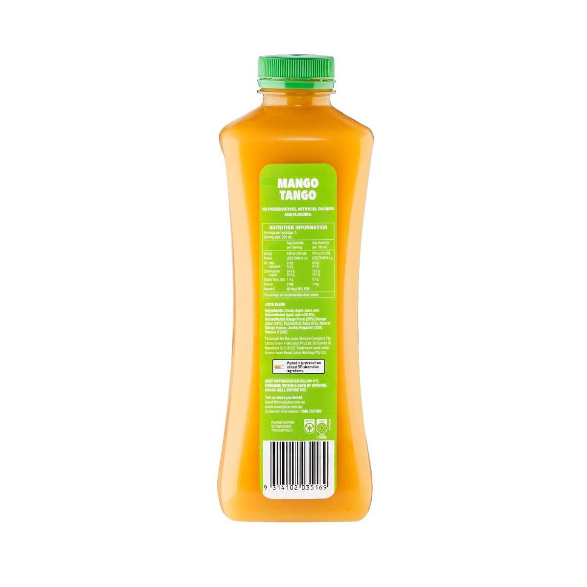 Boost Mango Tango 1l | Woolworths