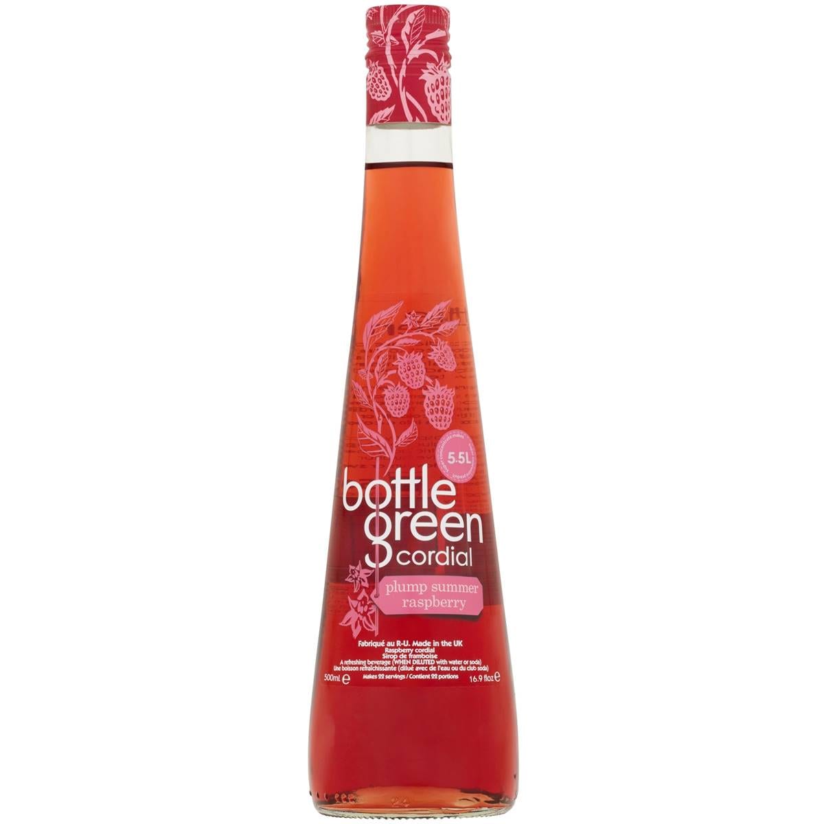 Bottlegreen Cordial Raspberries 500ml | Woolworths