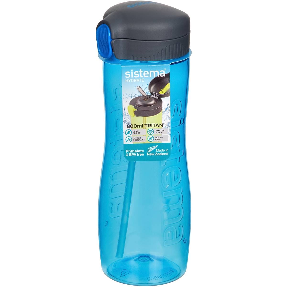 Sistema Bottle Quick Flip Assorted 800ml | Woolworths