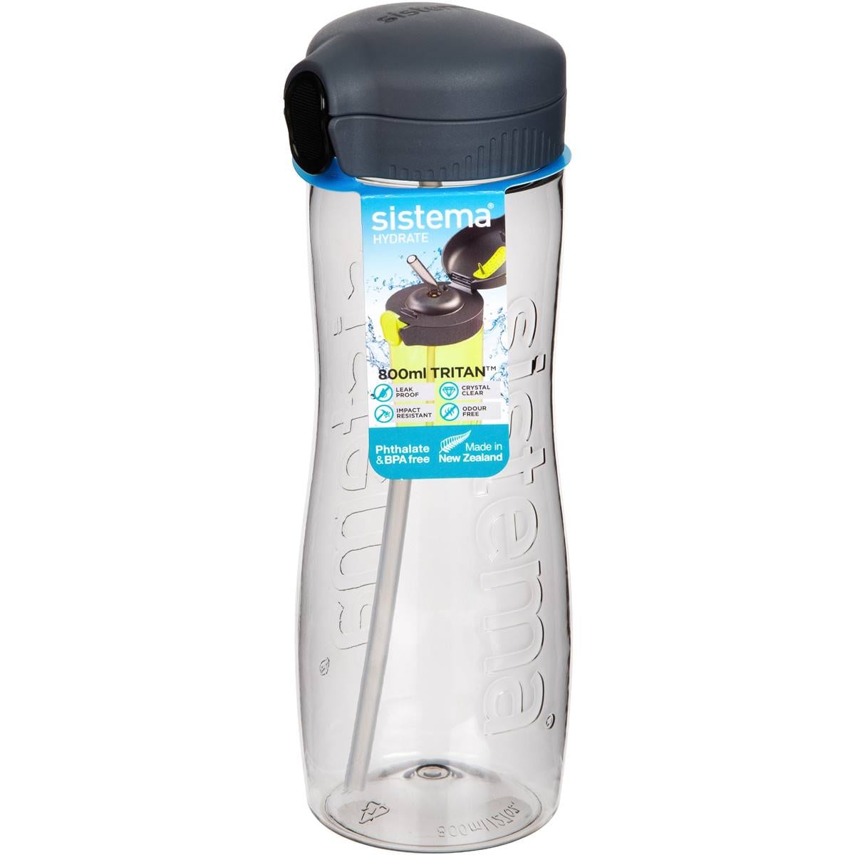Sistema Bottle Quick Flip Assorted 800ml | Woolworths