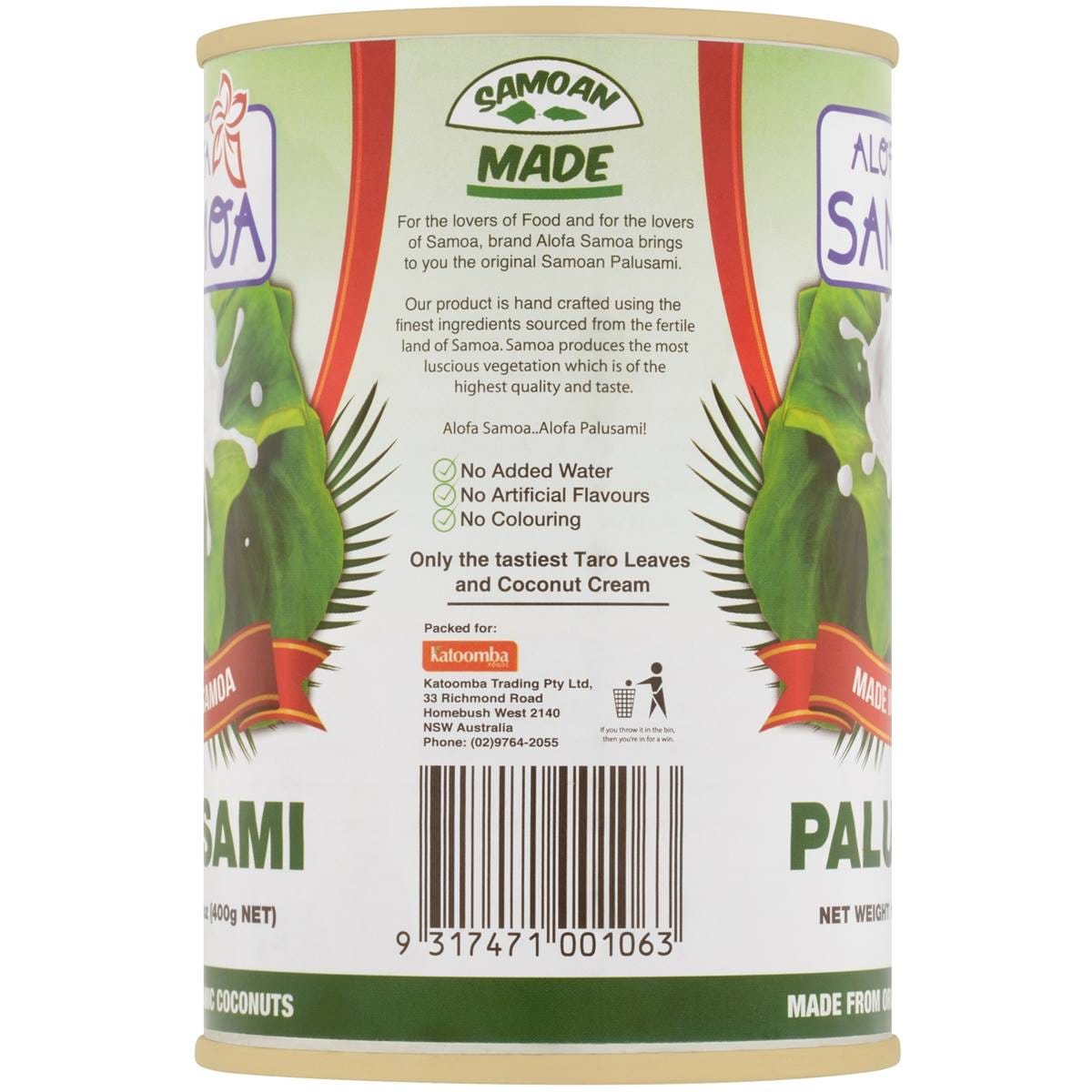 Alofa Samoa Palusami Can 400ml | Woolworths