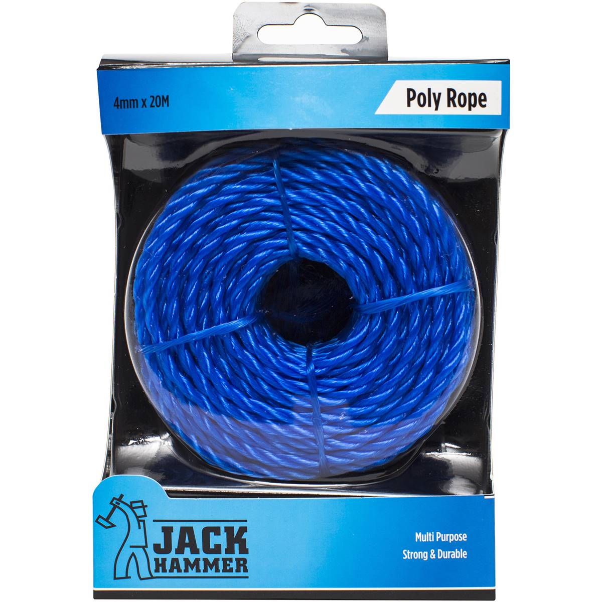 Jack Hammer Poly Rope 4mm X 20m Each | Woolworths