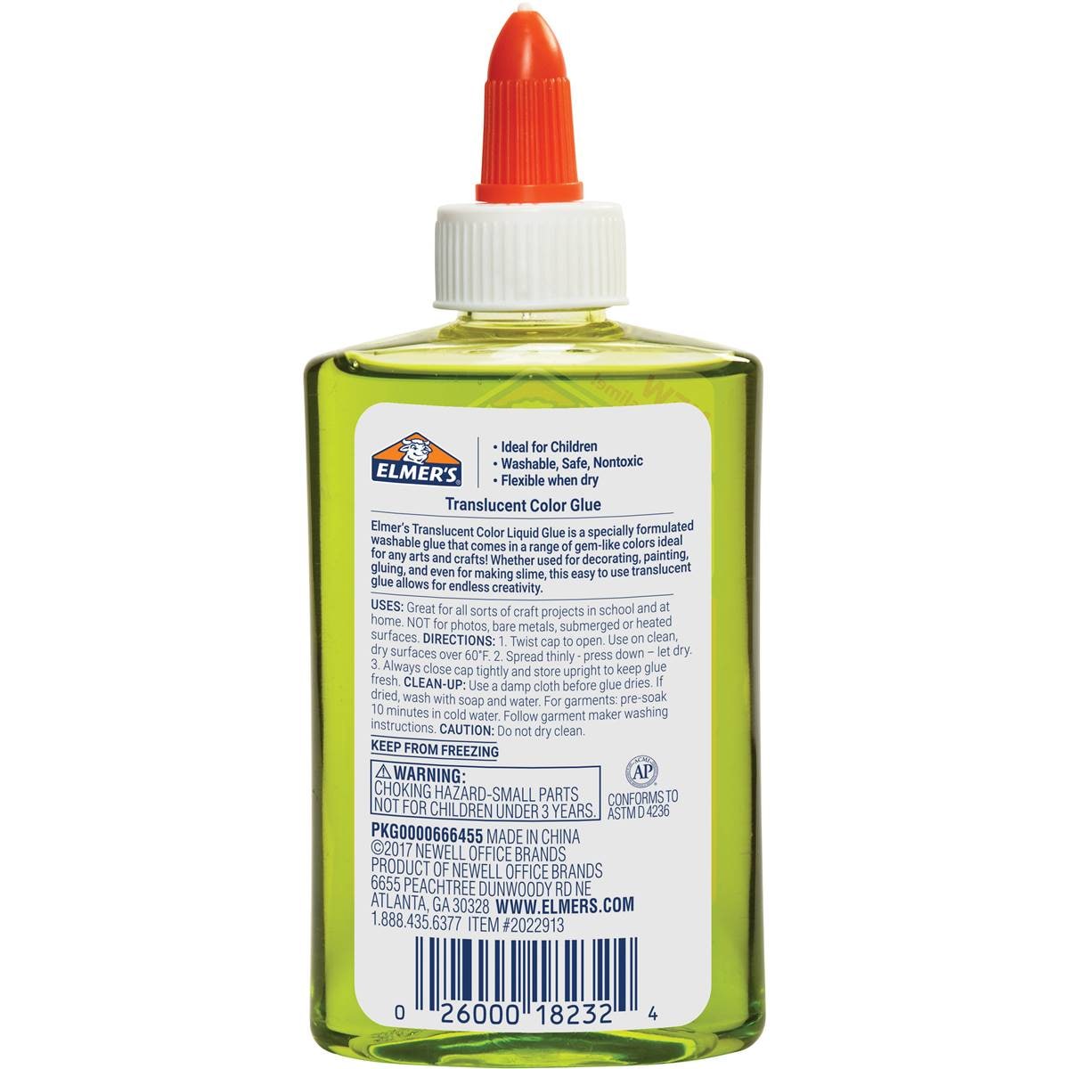 Elmer's Transparent Colored Glue Green 147ml | Woolworths