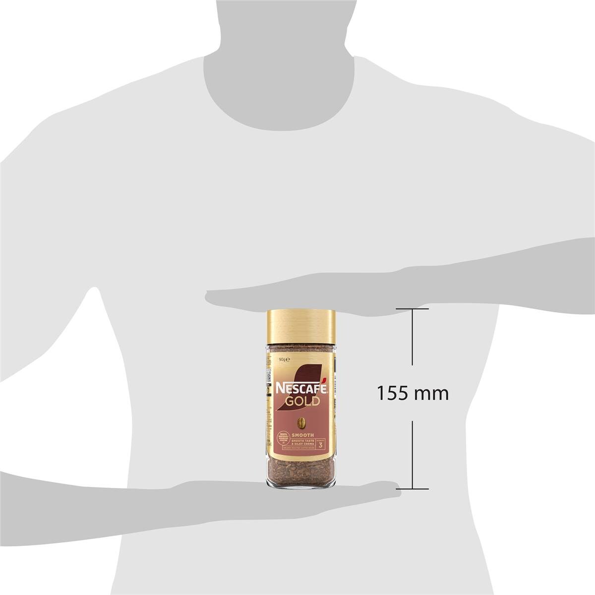 Nescafe Gold Smooth Soluble Instant Coffee 90g | Woolworths