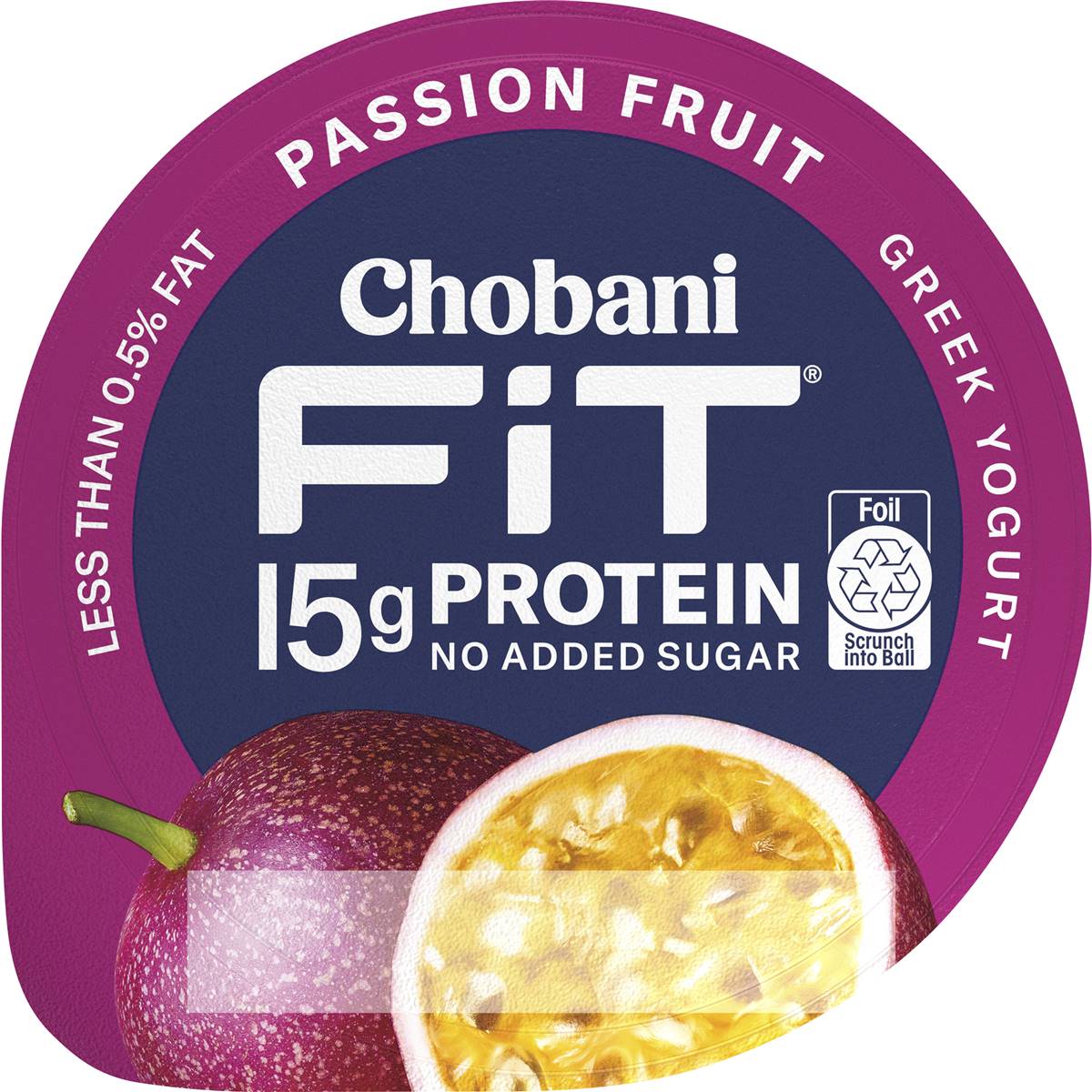 Chobani Fit Passion Fruit High Protein Greek Yogurt 170g | Woolworths