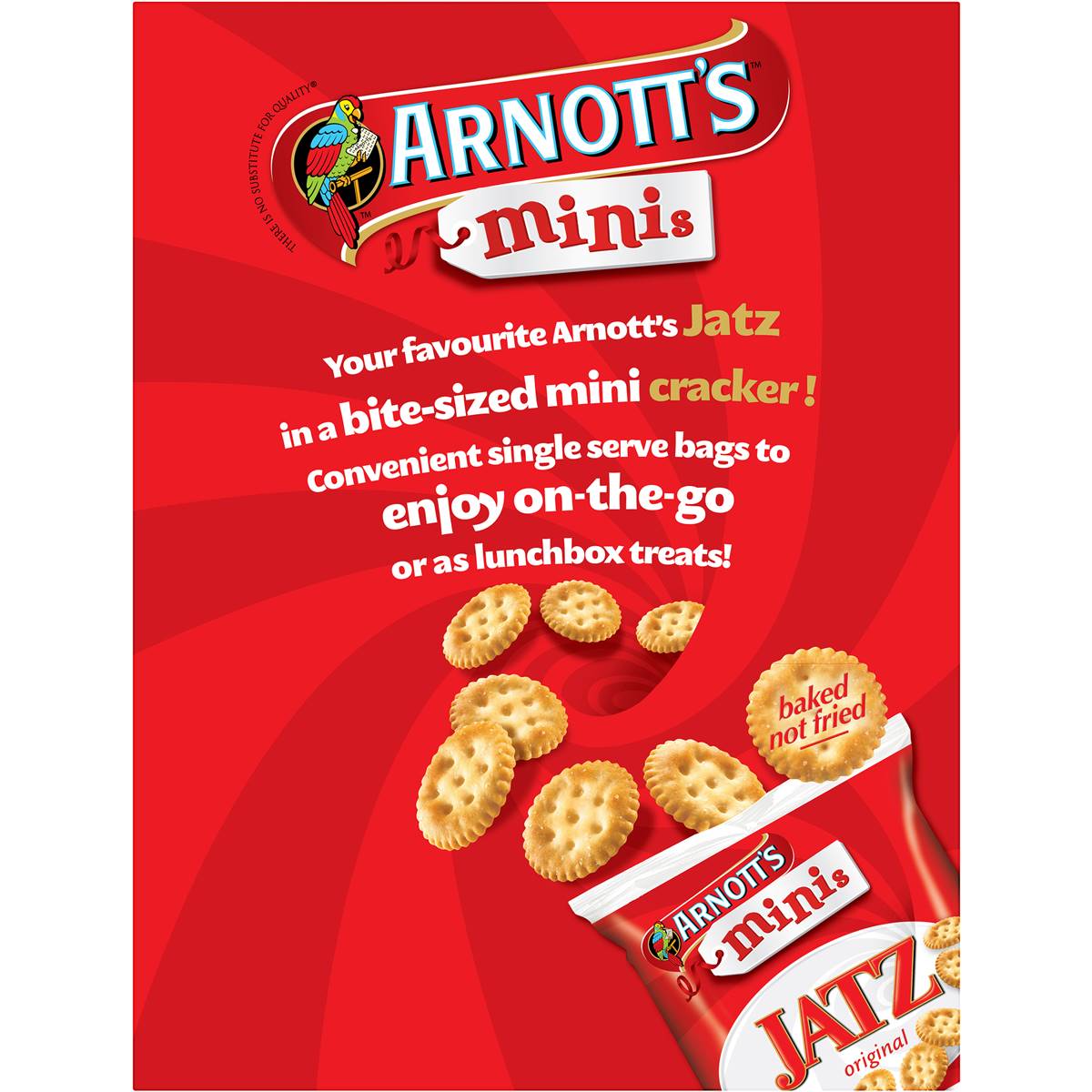 Arnott's Jatz Mini Multipack 184g | Woolworths