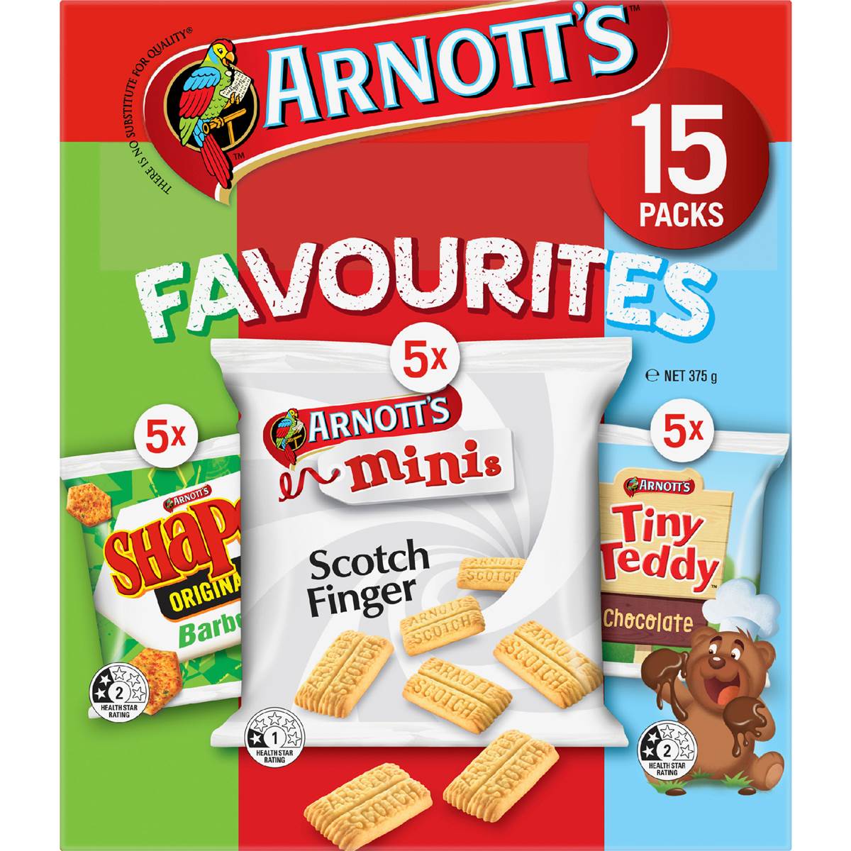 Arnott's Favourites Biscuits Variety 15 Pack | Woolworths