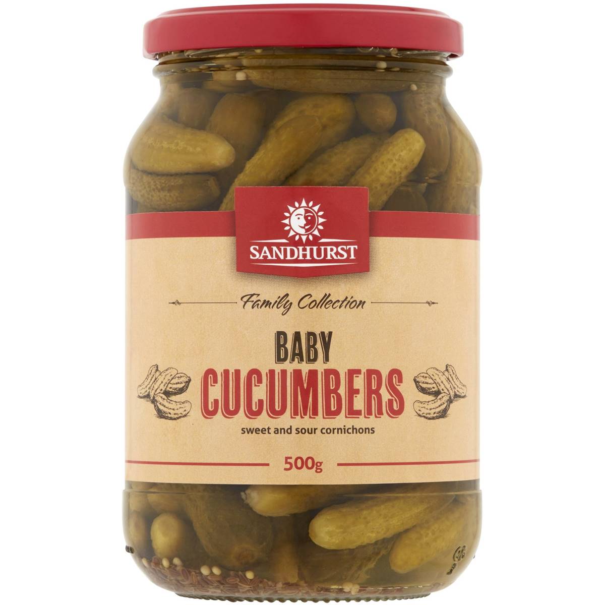 Sandhurst Baby Cucumbers 500g | Woolworths