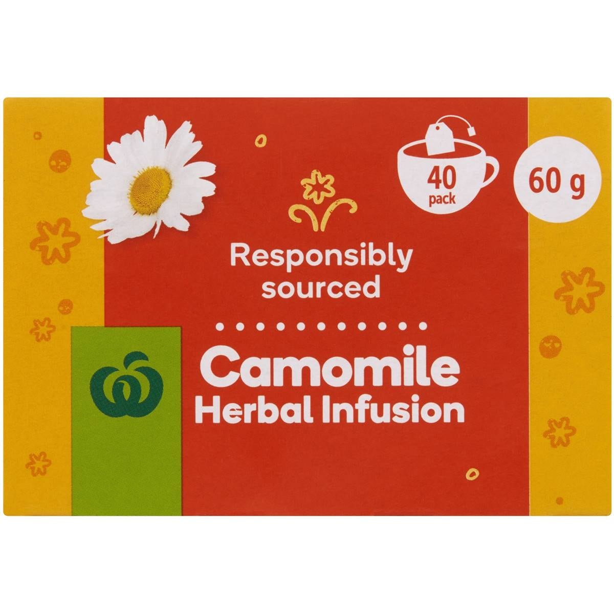 Woolworths Camomile Tea 40 Pack | Woolworths