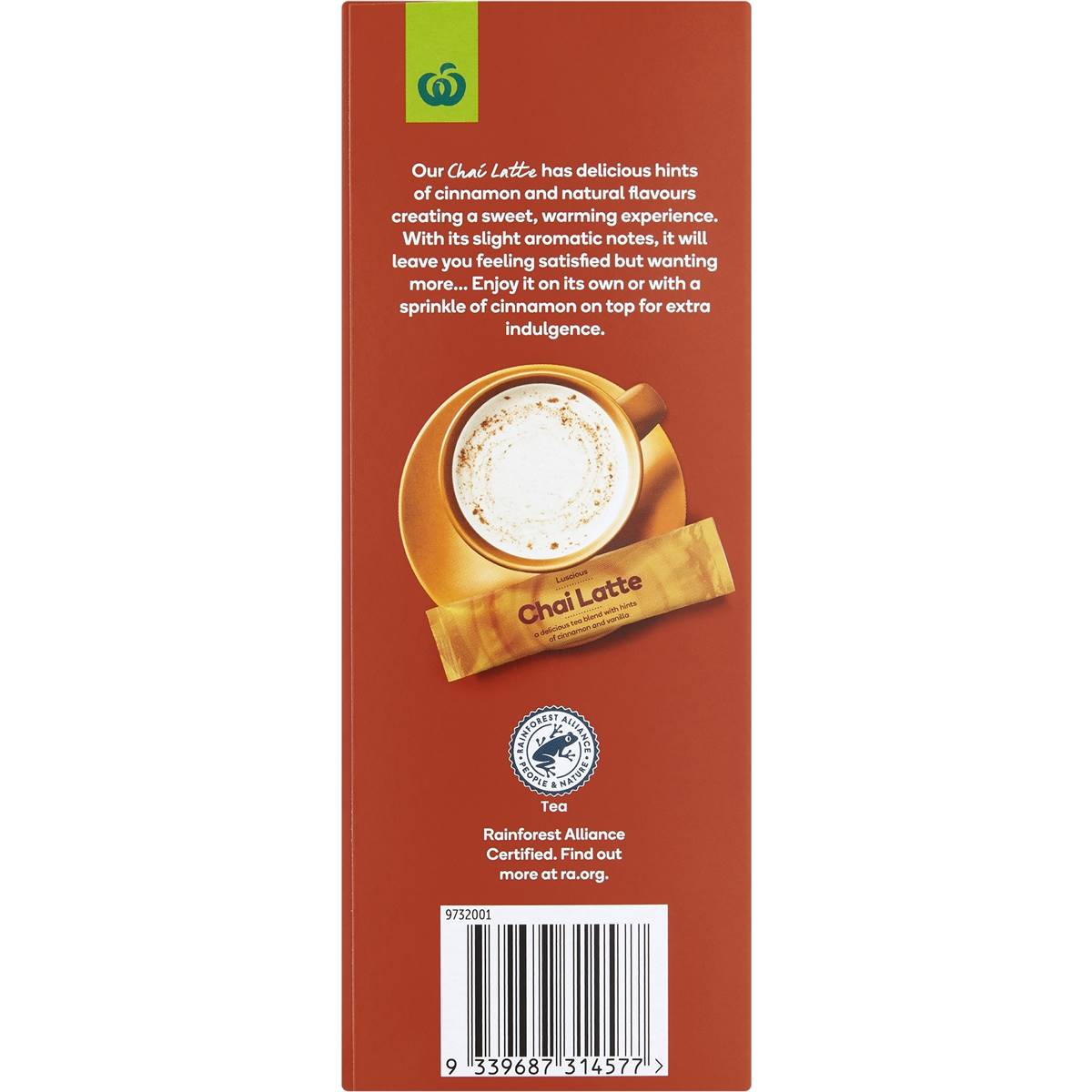 Woolworths Chai Latte Sachets 10 Pack | Woolworths