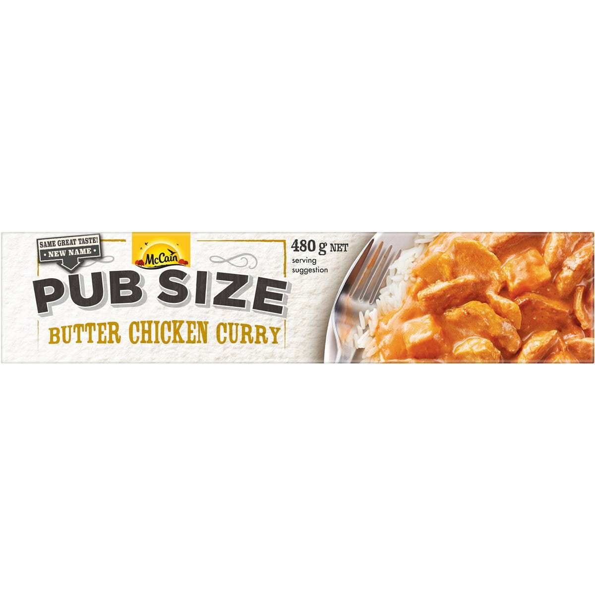 Mccain Pub Size Butter Chicken Frozen Meal 480g | Woolworths
