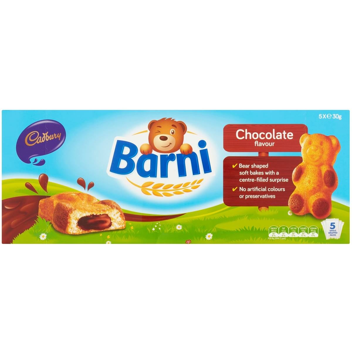 Cadbury Barni Multipack Chocolate Filled 150g | Woolworths