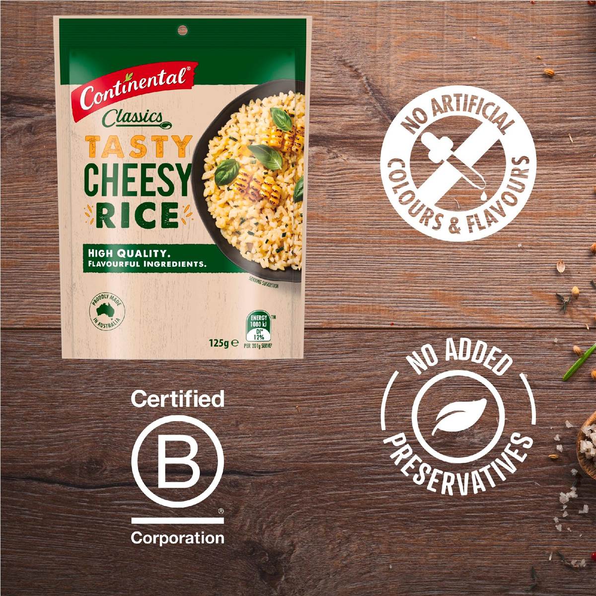 Continental Classics Cheesy Rice Serves 2 125g | Woolworths