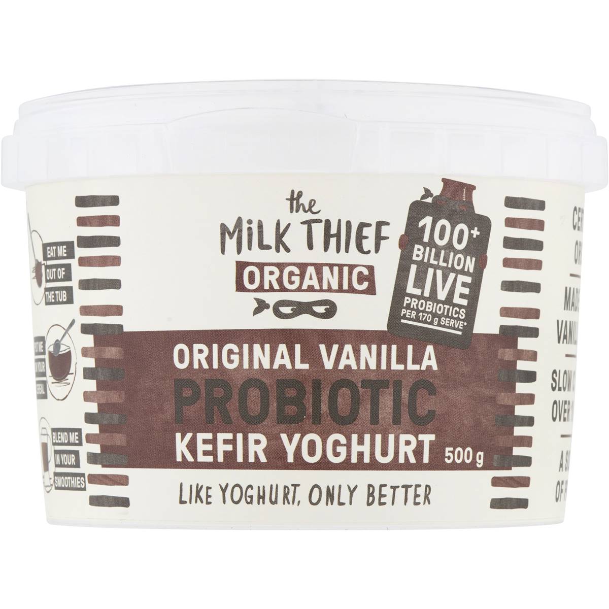 The Milk Thief Original Vanilla Kefir Yogurt 500g | Woolworths