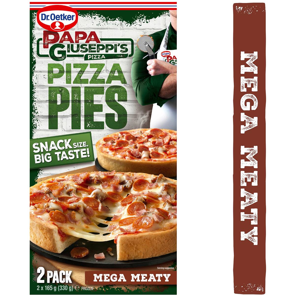 Dr. Oetker Papa Giuseppis Pizza Pie Mega Meaty 330g | Woolworths