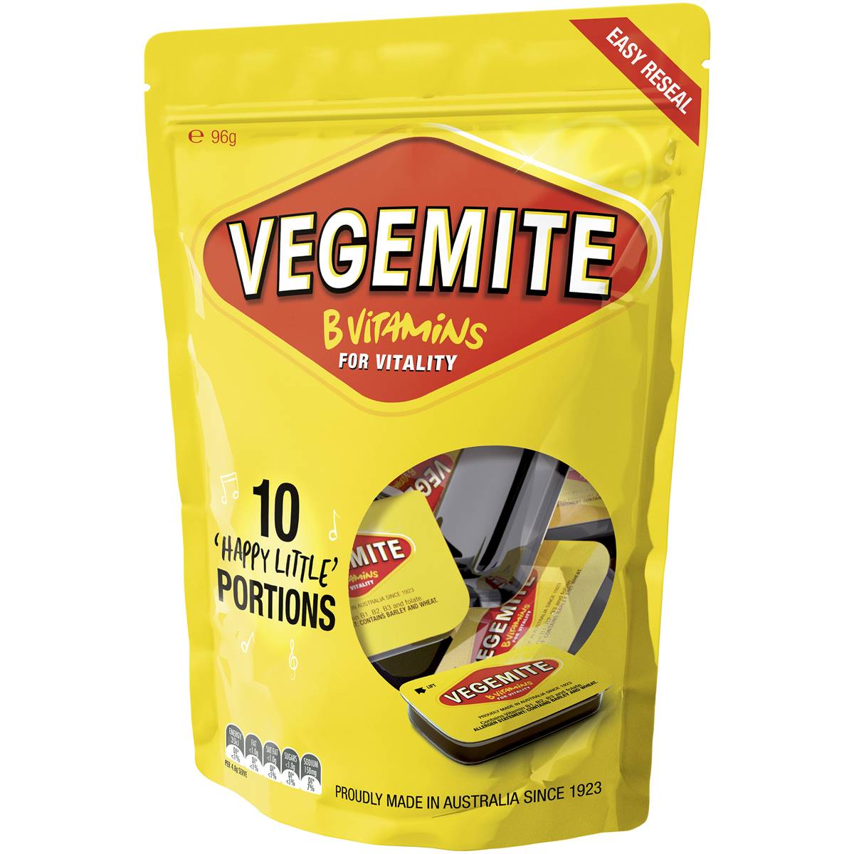 Vegemite Portions 10 Pack | Woolworths
