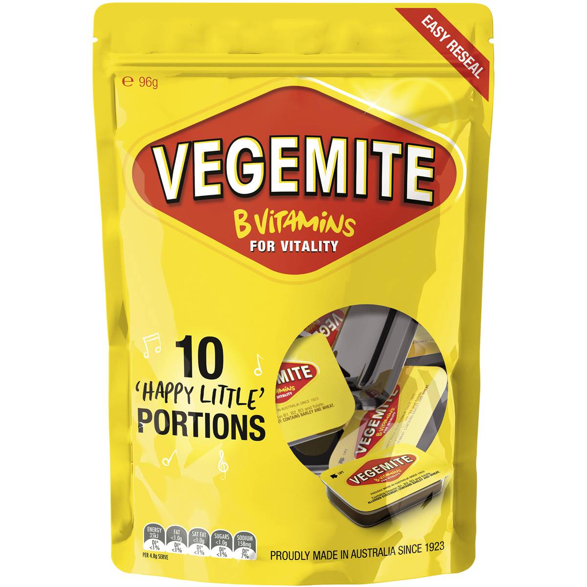 Vegemite Portions 10 Pack | Woolworths