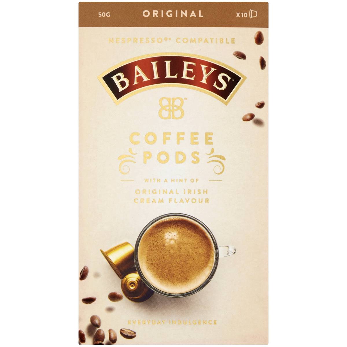 Baileys Original Coffee Capsules 10 Pack | Woolworths