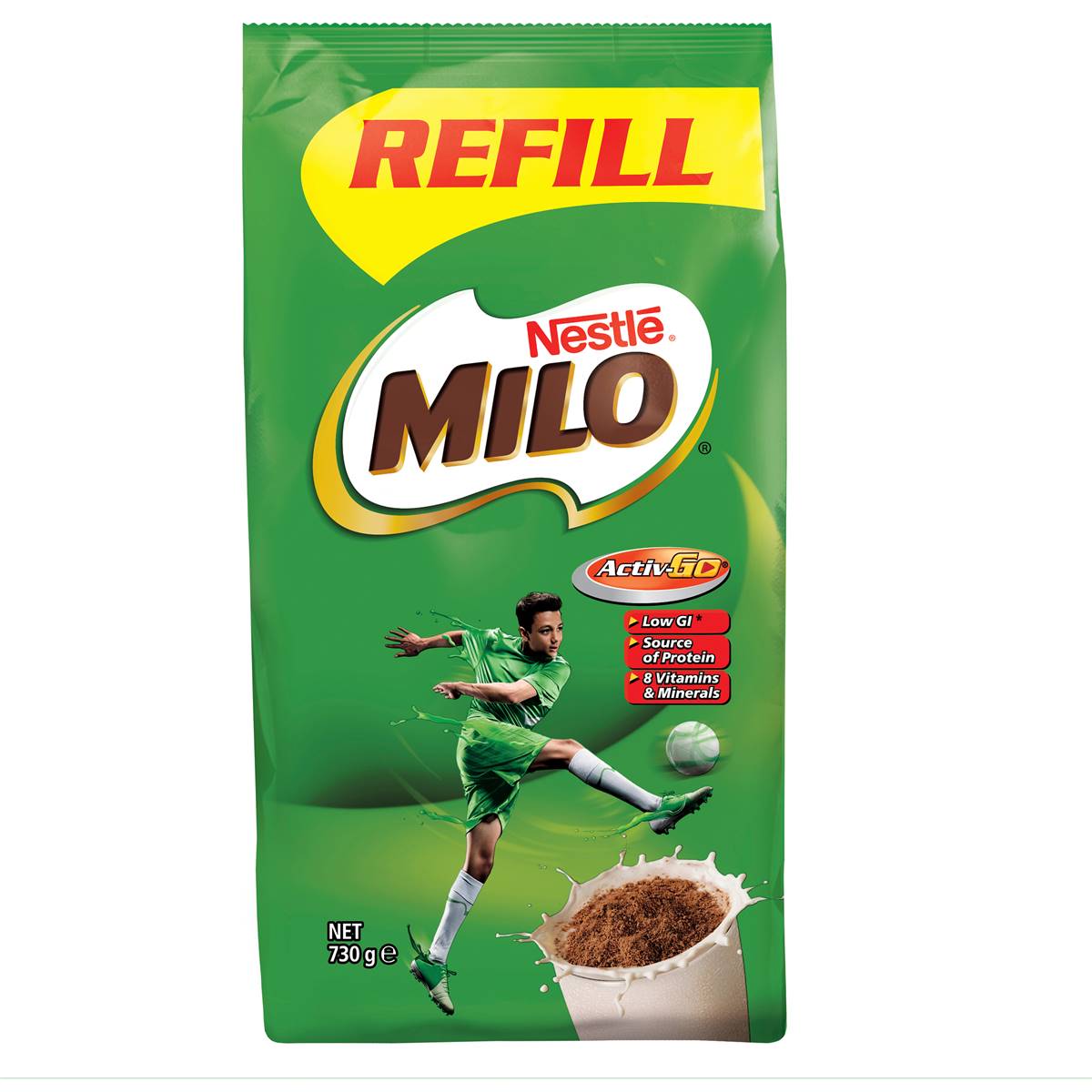 Nestle Milo Choc-malt Refill 730g | Woolworths