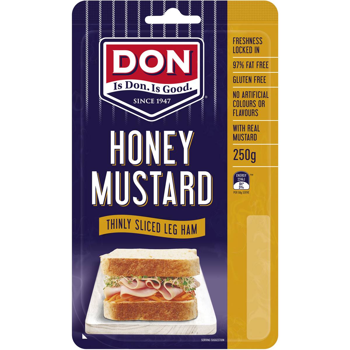 Don Ham Honey Mustard 250g | Woolworths