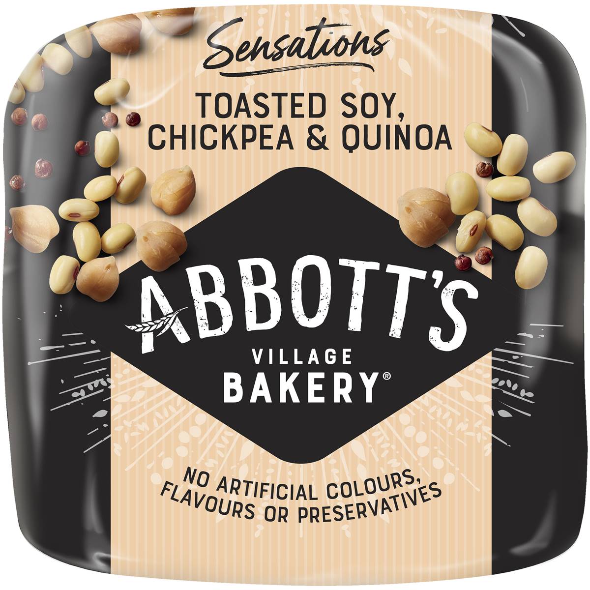 Abbott's Village Bakery Toasted Soy Chickpea & Quinoa 750g | Woolworths