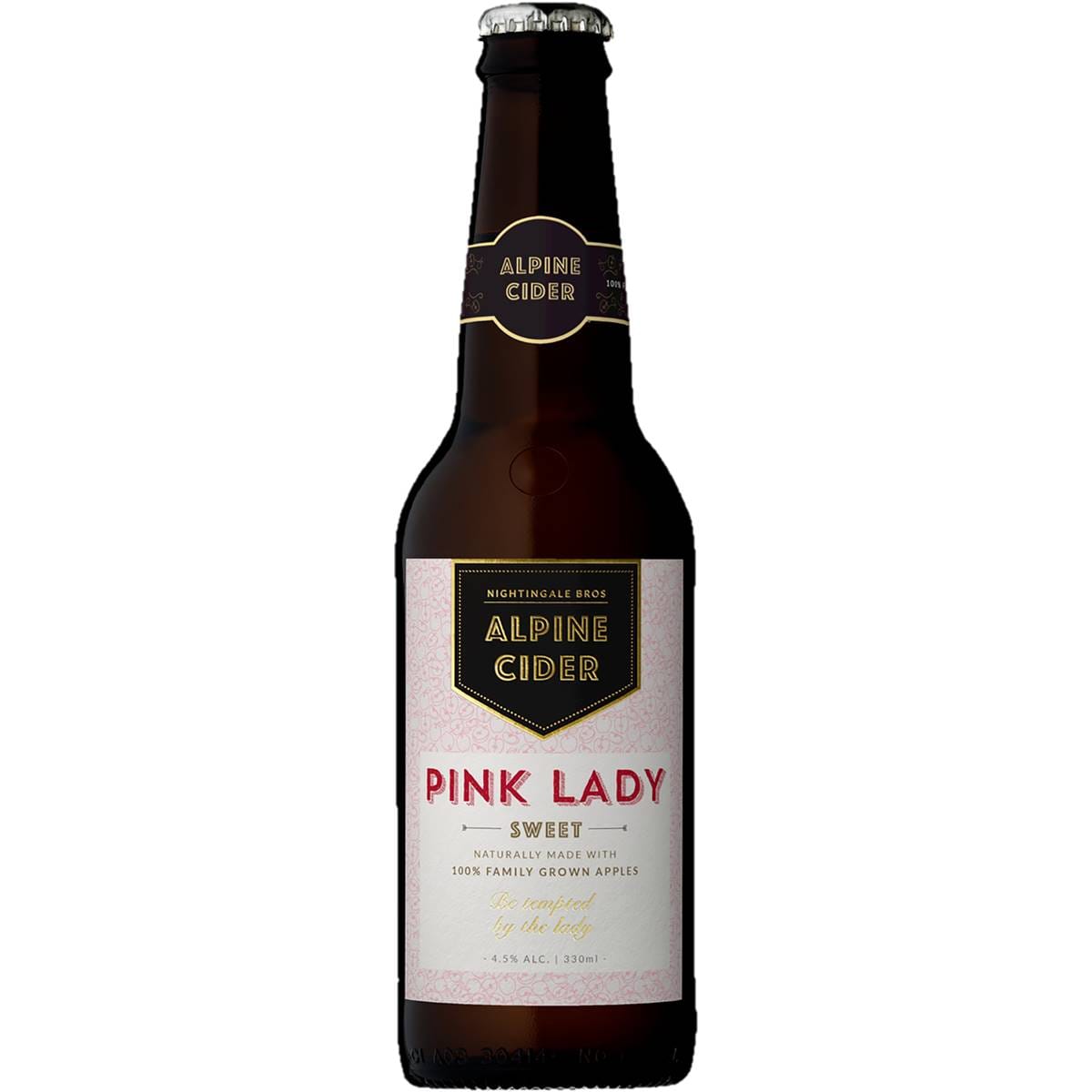 Alpine Cider Pink Lady Sweet Bottle 330ml | Woolworths