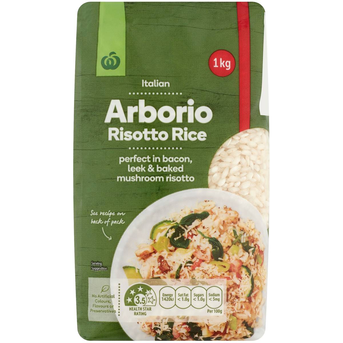 Woolworths Arborio Rice 1kg | Woolworths