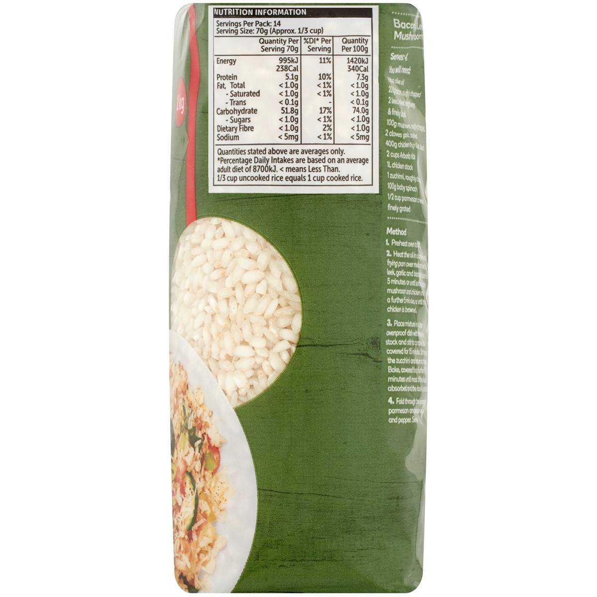 Woolworths Arborio Rice 1kg | Woolworths