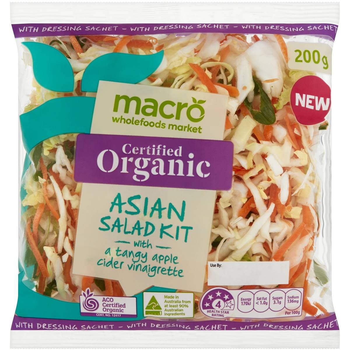 Macro Asian Salad Organic 200g | Woolworths