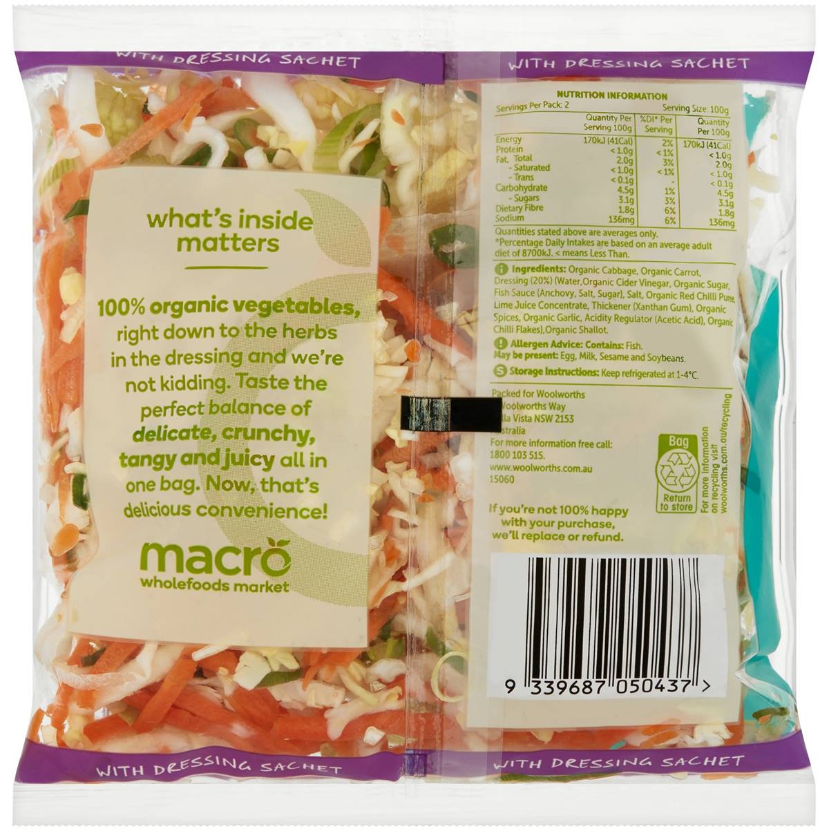 Macro Asian Salad Organic 200g | Woolworths