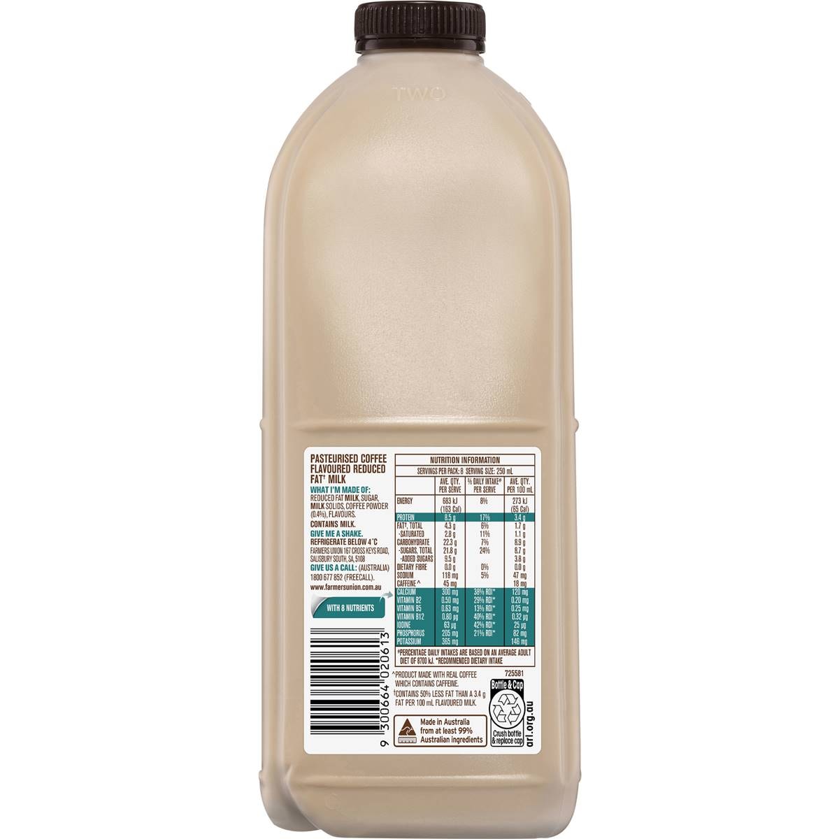 Farmers Union Iced Coffee 2l | Woolworths