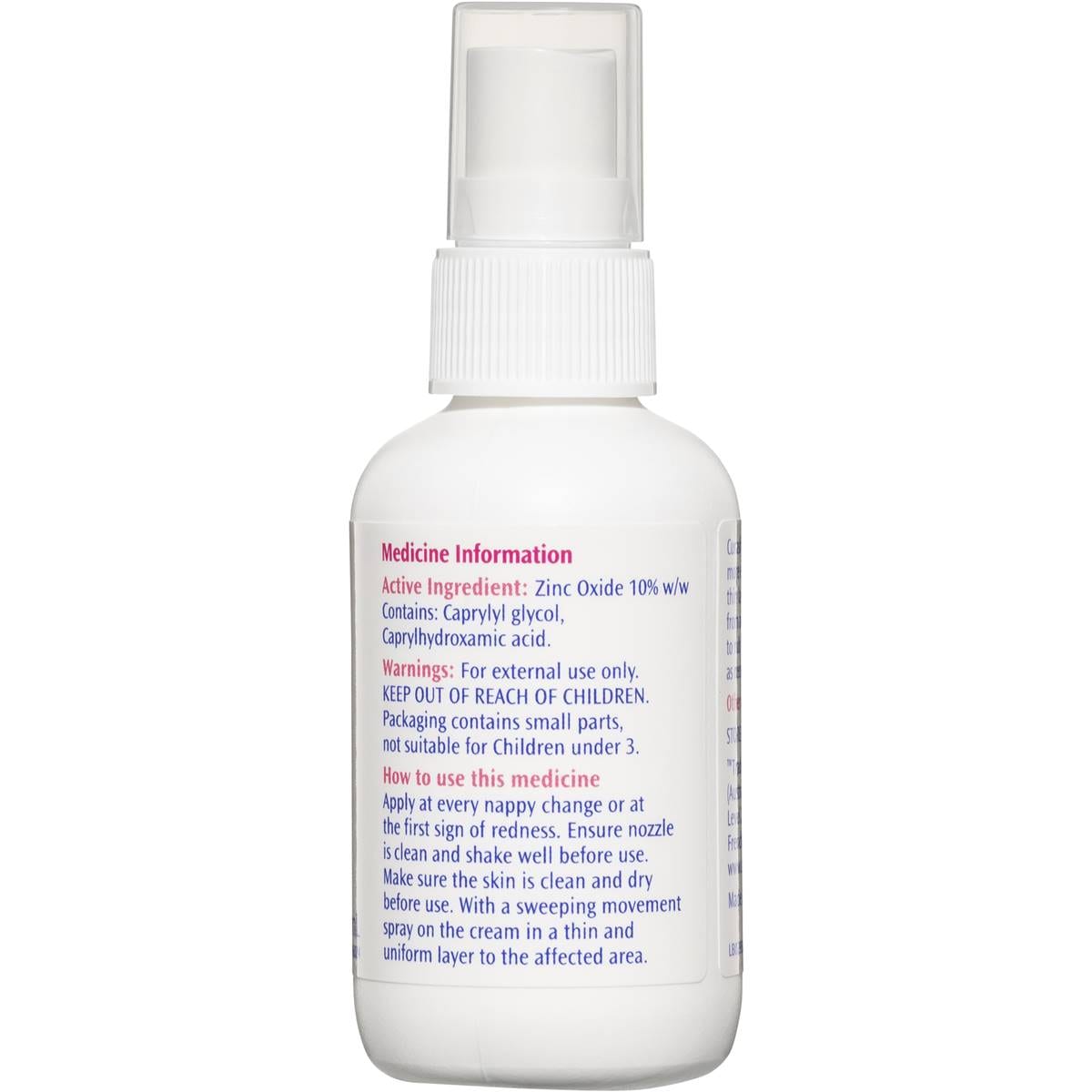 Curash Medicated Nappy Rash Spray 50ml | Woolworths