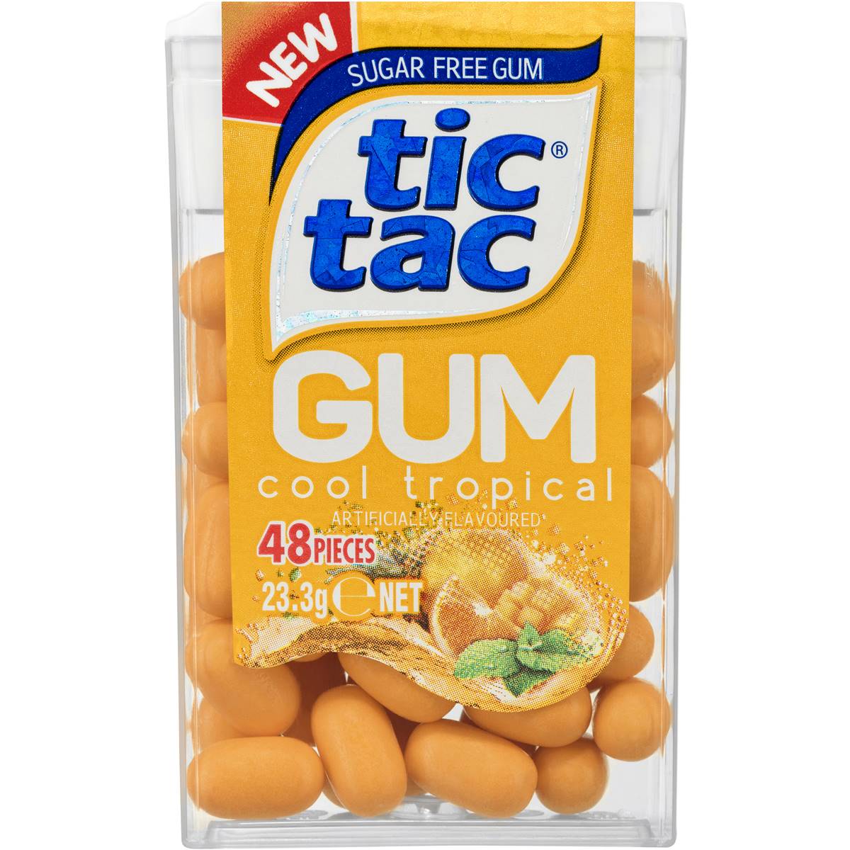 Tic Tac Gum Tropical 23.3g | Woolworths