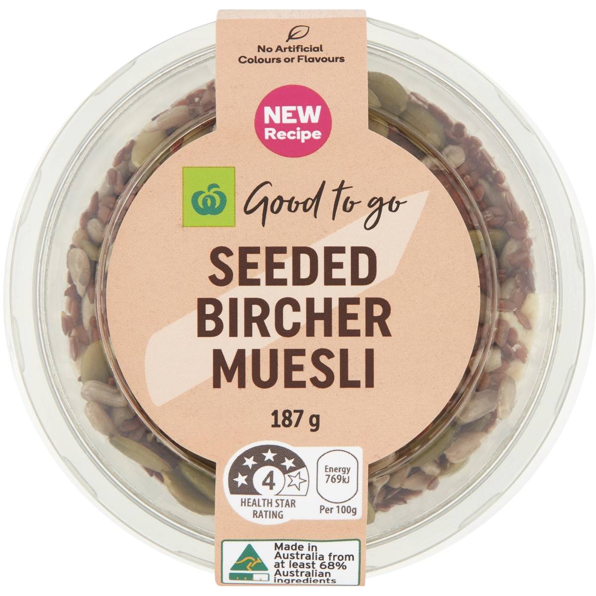 Woolworths Good To Go Mixed Seed Bircher Pot 187g | Woolworths