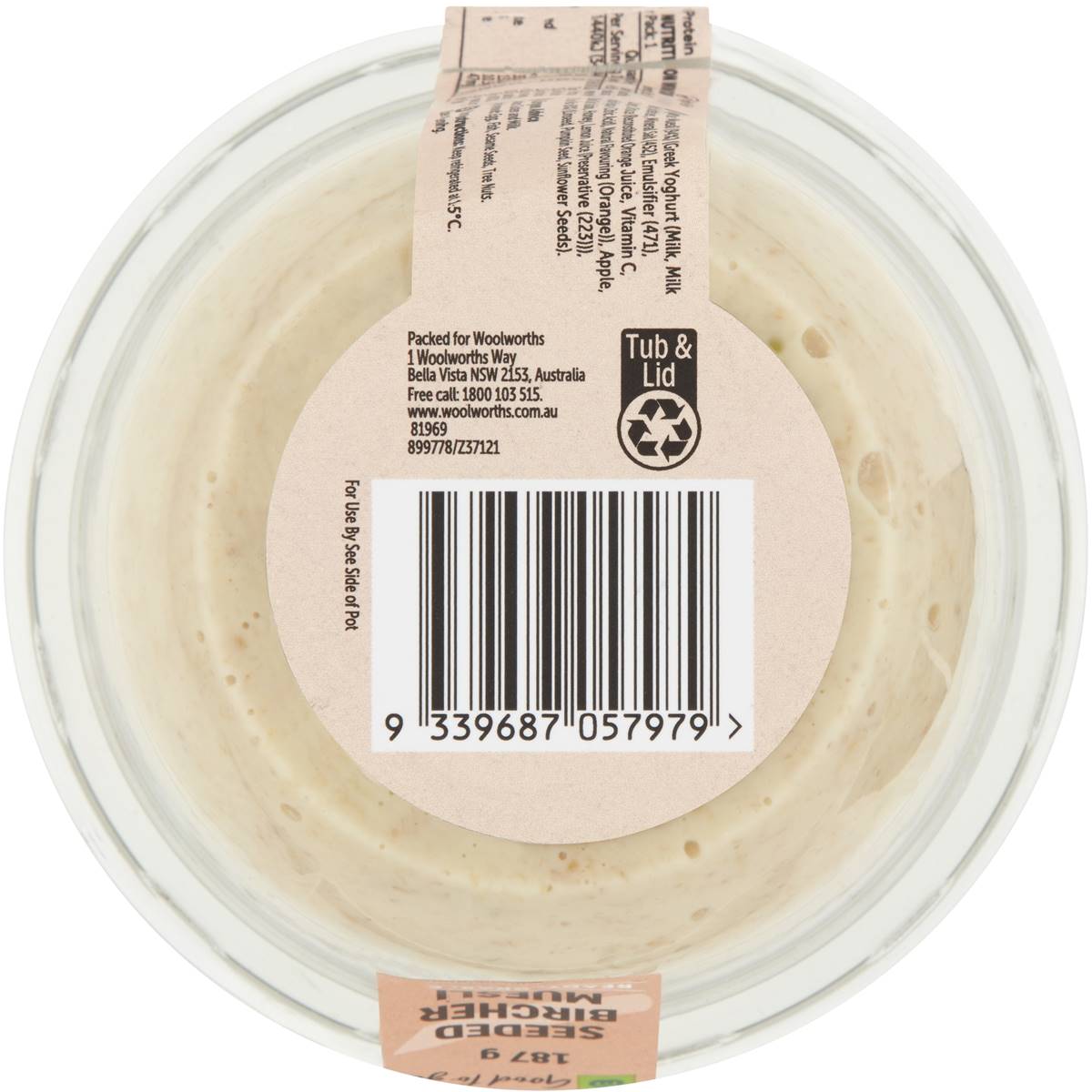 Woolworths Good To Go Mixed Seed Bircher Pot 187g | Woolworths