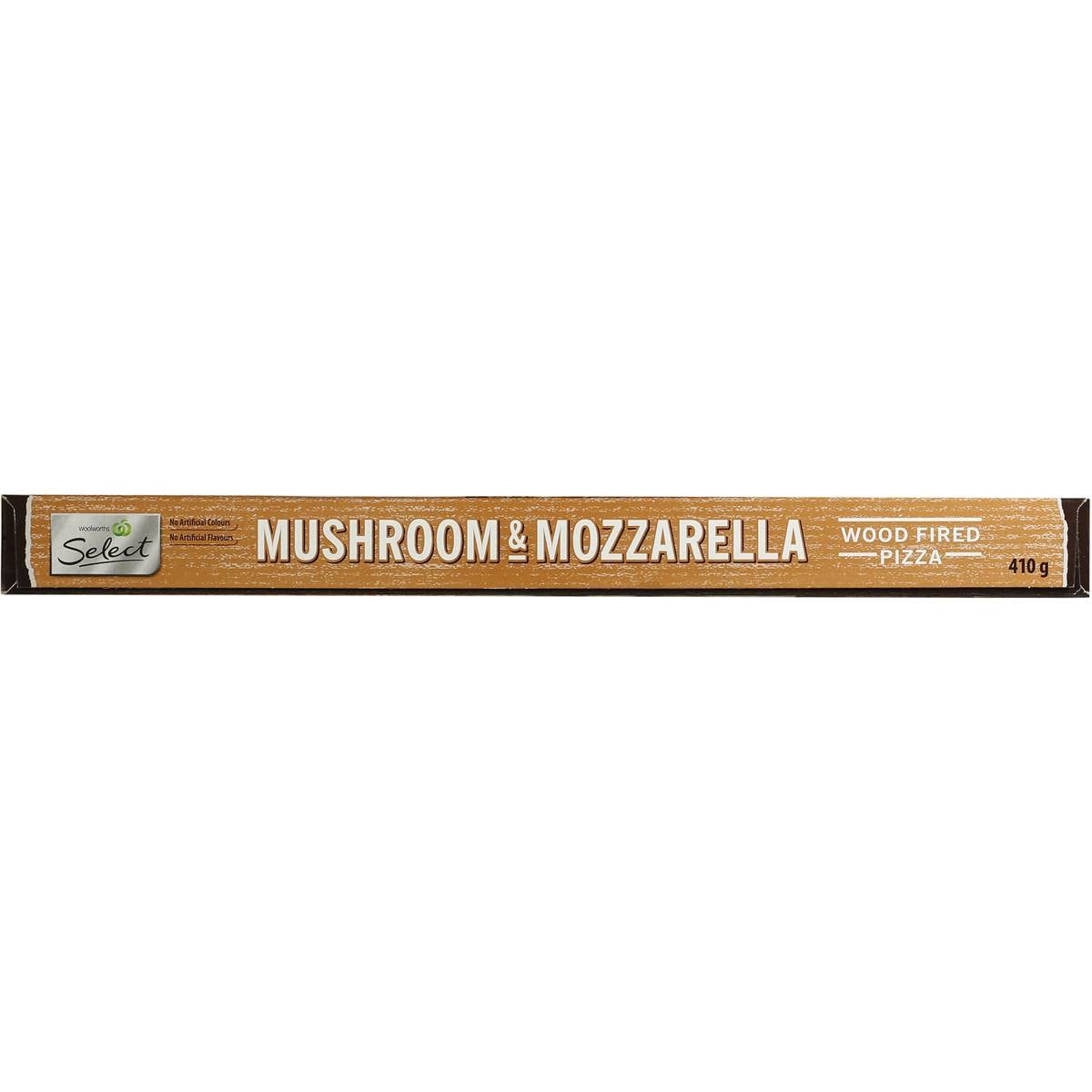 Woolworths Select Pizza Mushroom & Mozzarella 410g | Woolworths