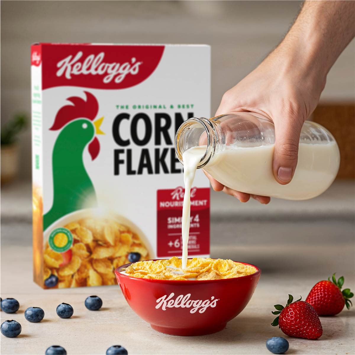 Kellogg's Corn Flakes Breakfast Cereal 220g | Woolworths