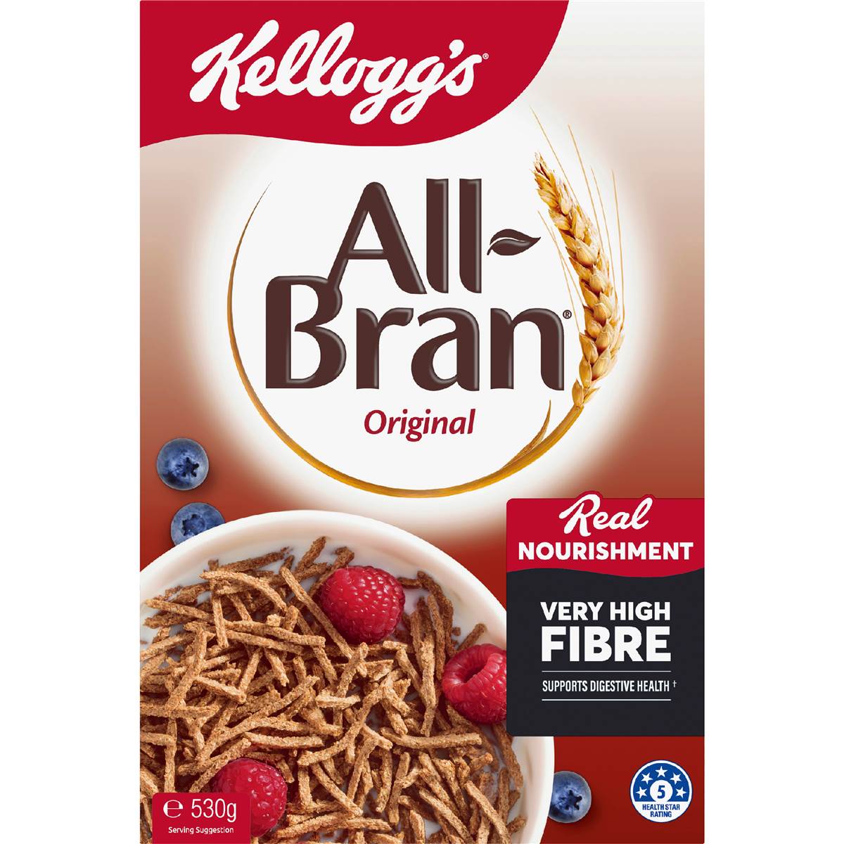 Kellogg's All-bran High Fibre Breakfast Cereal 530g | Woolworths