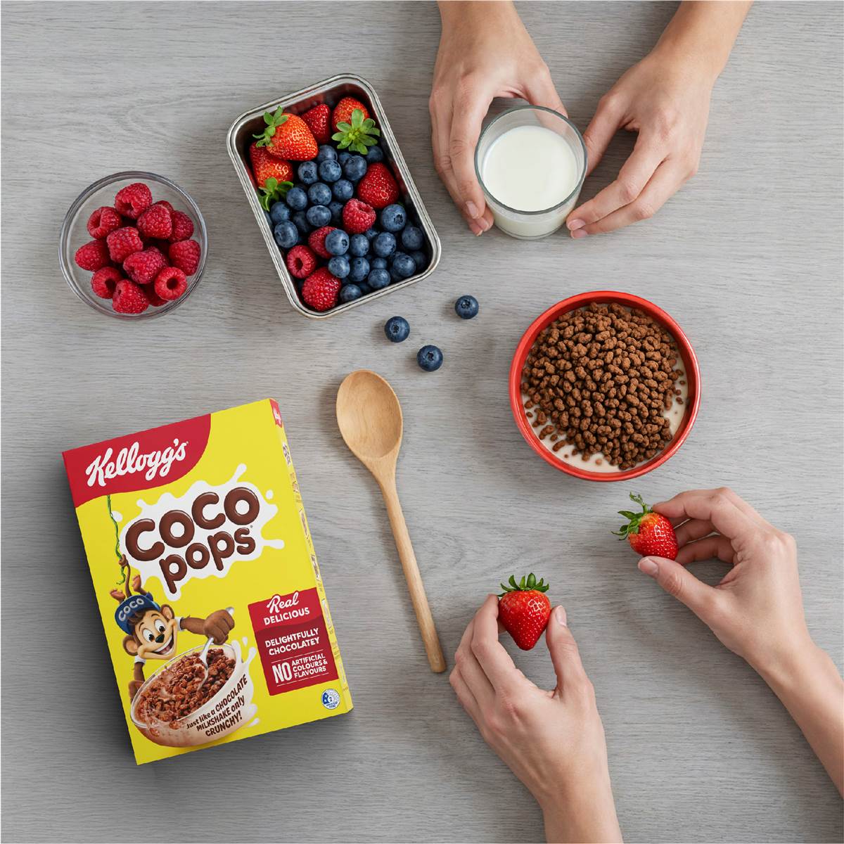Kellogg's Coco Pops Chocolatey Breakfast Cereal 650g | Woolworths