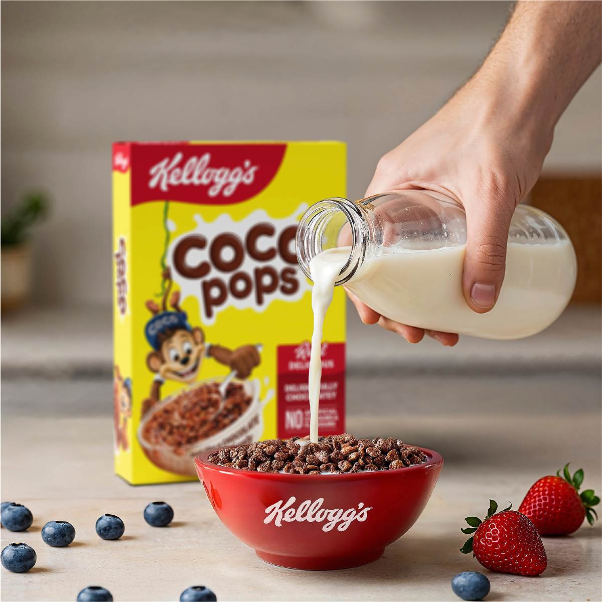 Kellogg's Coco Pops Chocolatey Breakfast Cereal 650g | Woolworths