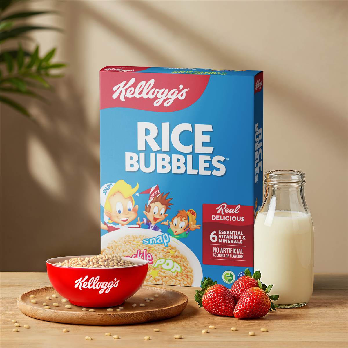 Kellogg's Rice Bubbles Puffed Rice Breakfast Cereal 250g | Woolworths