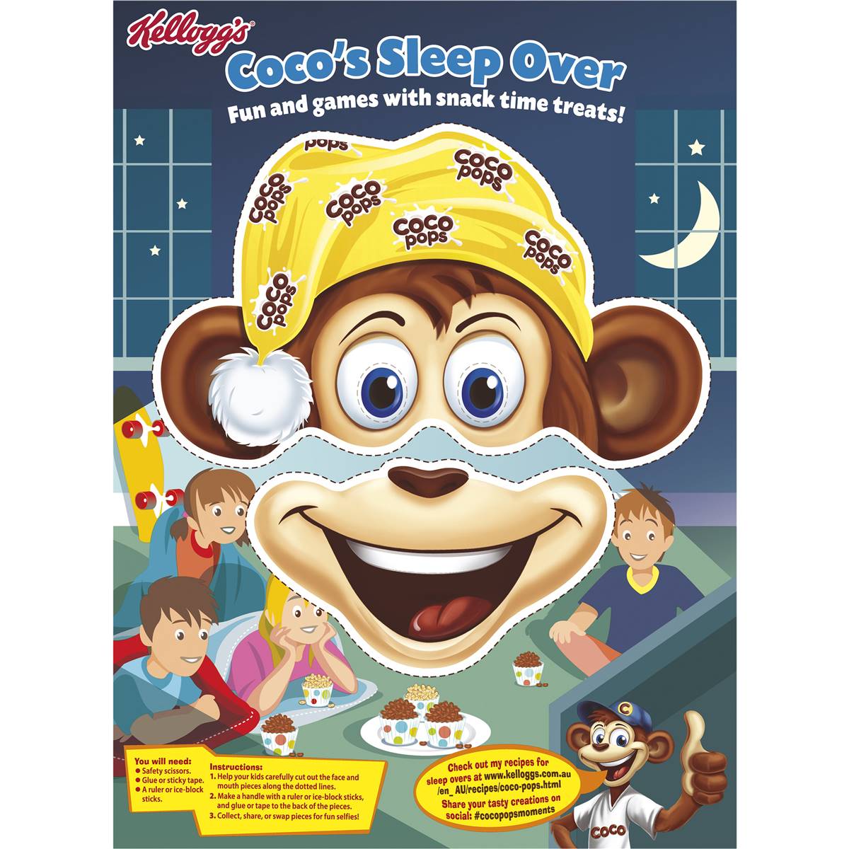 Kellogg's Coco Pops Chex Breakfast Cereal 500g | Woolworths