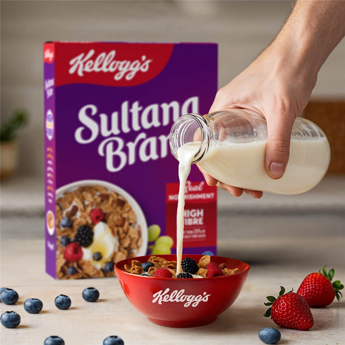 Kellogg's Sultana Bran High Fibre Breakfast Cereal 420g | Woolworths