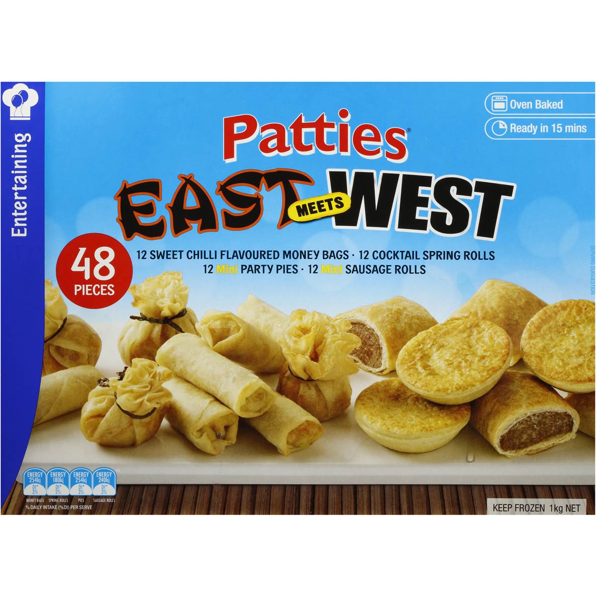 Patties Party Pack East Meets West 1kg | Woolworths