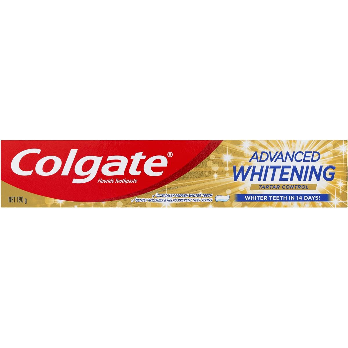 Colgate Advanced Whitening Tartar Control Toothpaste 190g | Woolworths