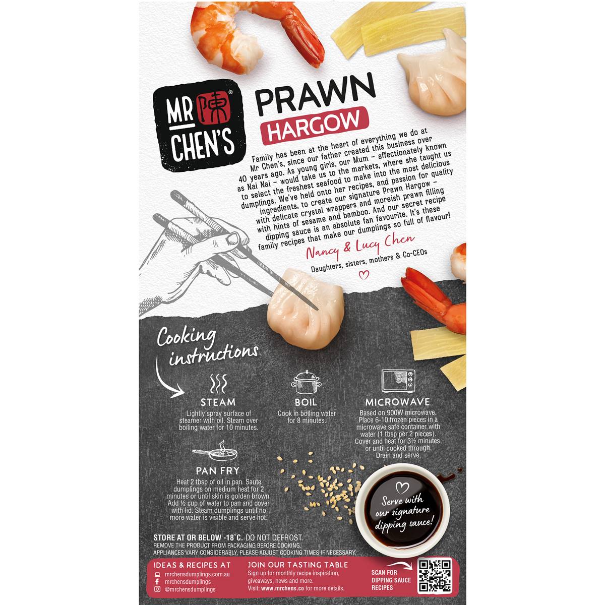 Mr Chen's Prawn Hargow Dumplings 300g | Woolworths