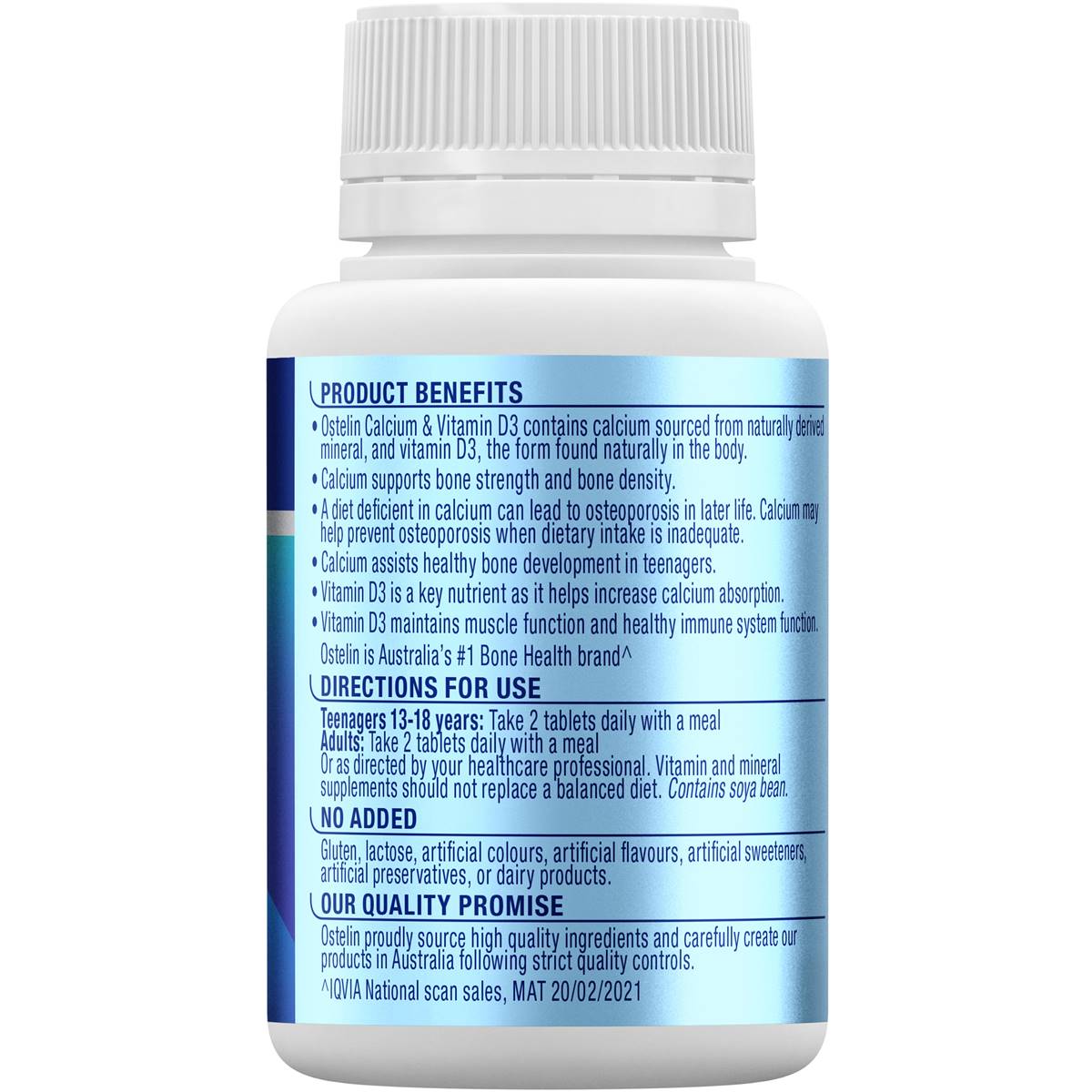 Ostelin Vitamin D & Calcium 60 | Woolworths