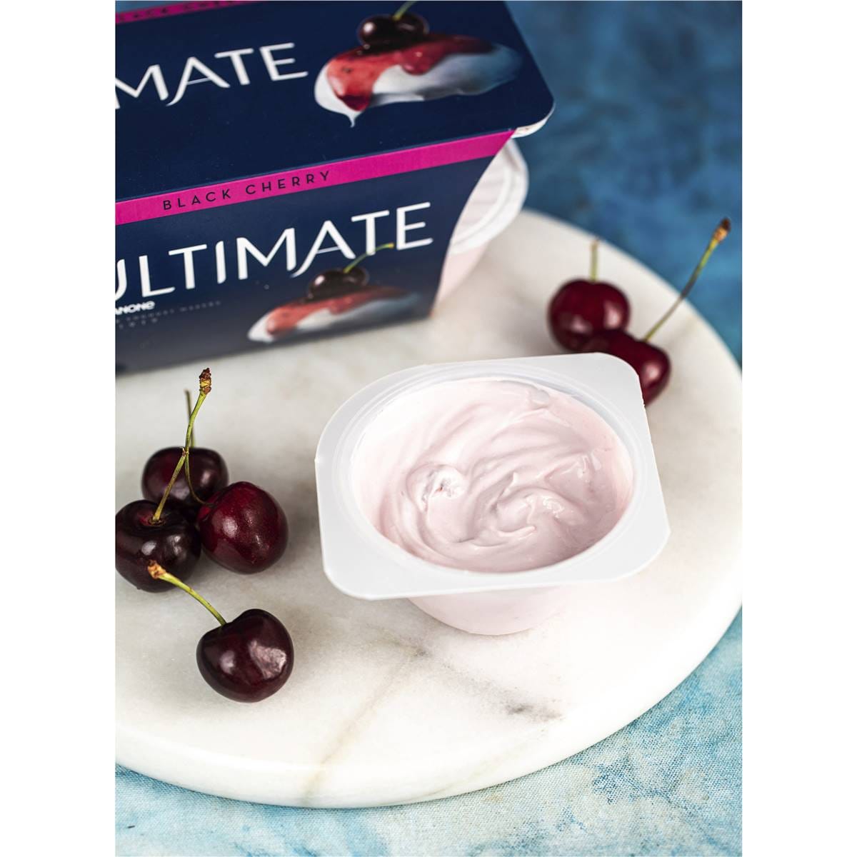 Ultimate Danone Double Cream Yoghurt Black Cherry 115g X 4 Pack ...