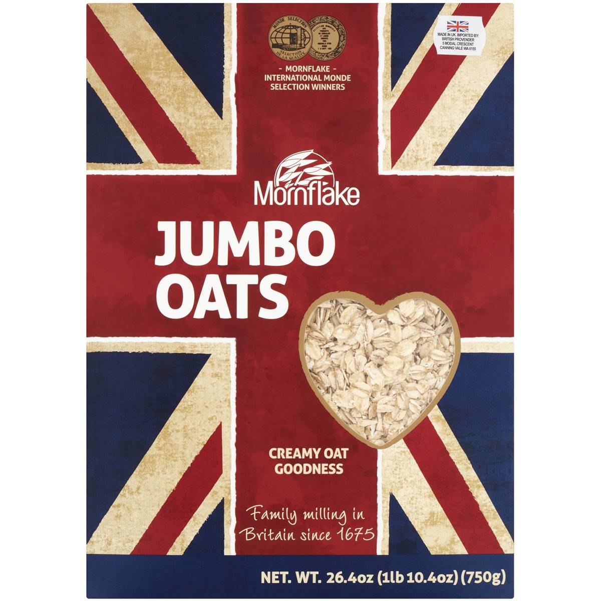 Mornflake Oats Union Jack 750g | Woolworths